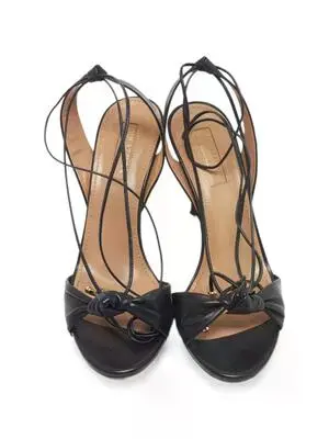 AQUAZZURA Knotted Detail Heeled Sandals