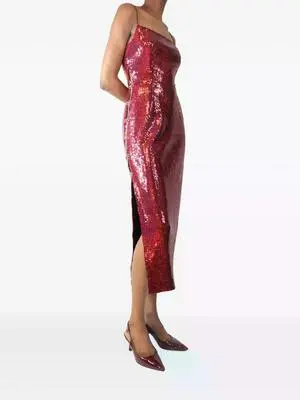 MARKARIAN Sequin Side-slit Dress