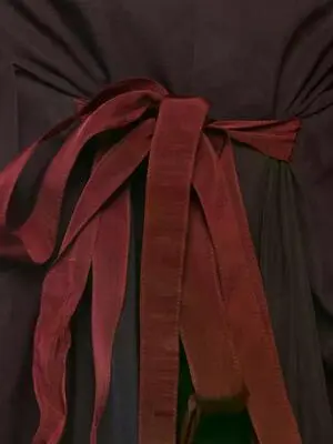 Bottega Veneta Strapless Bow Detail Mini Dress