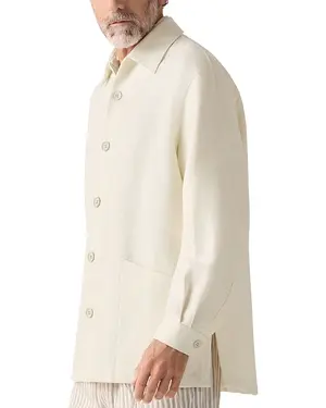 Zegna Wool And Linen Overshirt