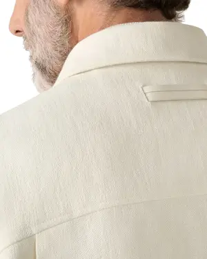 Zegna Wool And Linen Overshirt