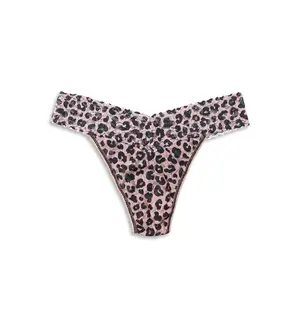 Hanky Panky Printed Signature Lace Original Rise Thong - Lucky Leopard