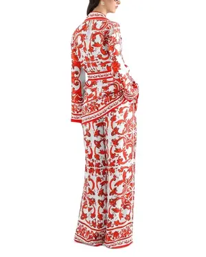 Dolce & Gabbana Printed Silk Shirt