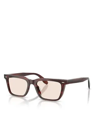 Oliver Spencer Rectangular Sunglasses 52mm - Tortoise
