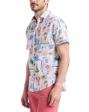 Robert Graham Isla Vista Short Sleeve Woven Shirt