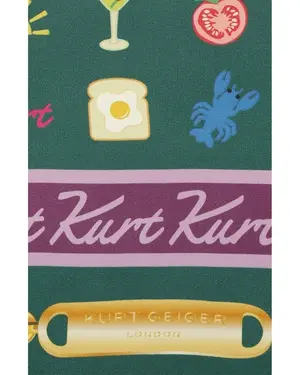 Kurt Geiger Icons Silk Square Scarf