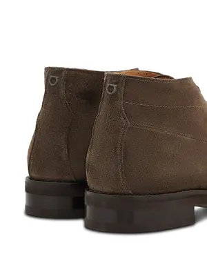 FERRAGAMO Suede Ankle Boots