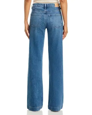 Paige Leenah High Rise Wide Leg Jeans - Coventry