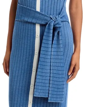 TOCCIN Bex Knit Midi Dress - Ocean Optic Multi