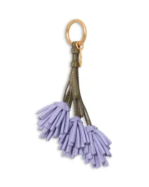 Gerard Darel Lavande Leather Keychain