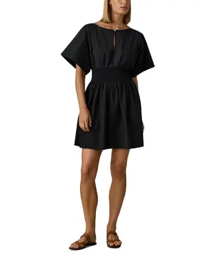Faherty Brand Elia Mini Smocked Dress