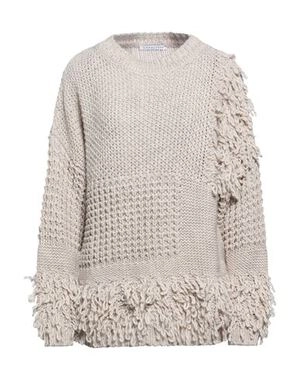 CARACTÈRE Multicolor Knit Sweater With Fringe Detailing