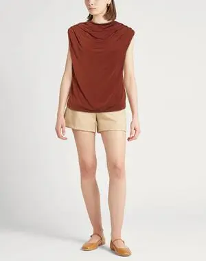 Federica Tosi Sleeveless Draped Neckline Top