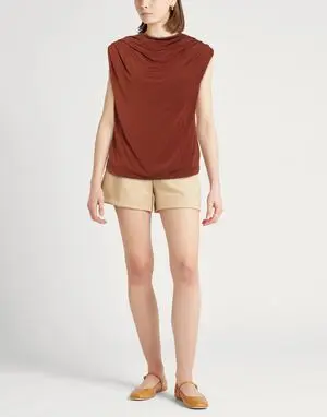 Federica Tosi Sleeveless Draped Neckline Top