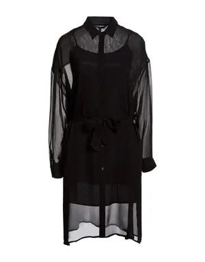 Armani Exchange Midi Shirt Dress - Black