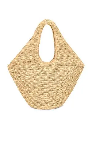 NIKKI BEACH Kaia Raffia Tote Bag