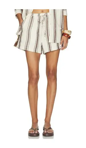Rails Austin Striped Linen Blend Shorts