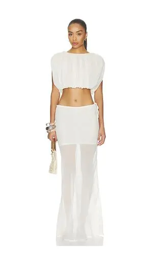 SNDYS. Mara Gathered Top
