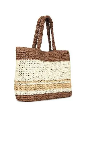 NIKKI BEACH Amalfi Woven Tote Bag