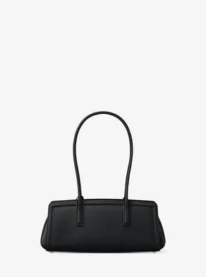 Michael Kors Laila Small Leather Shoulder Bag - Black