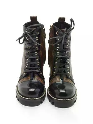 LOUIS VUITTON Star Trail Monogram Ankle Boots