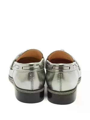 JIMMY CHOO Tassel Leather Loafers