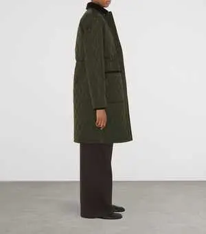 Burberry Quilted Car Coat