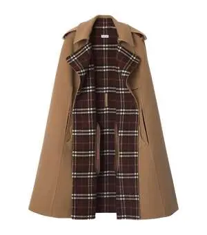 Burberry Wool Trench Cape
