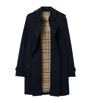 Burberry Kensington Heritage Trench Coat - Navy