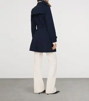 Burberry Kensington Heritage Trench Coat - Navy
