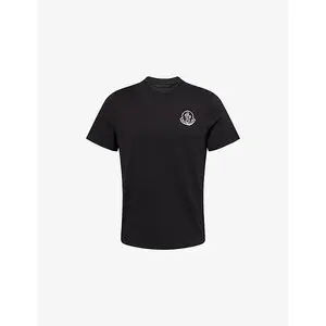 Moncler Artist Logo-print Cotton T-shirt - Black