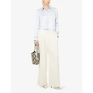 Gabriela Hearst Long Sleeve Silk Shirt