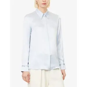 Gabriela Hearst Long Sleeve Silk Shirt