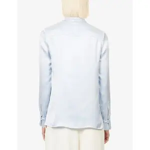 Gabriela Hearst Long Sleeve Silk Shirt