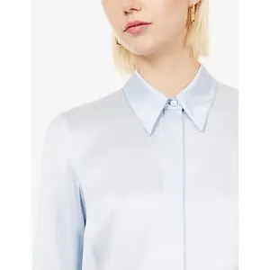 Gabriela Hearst Long Sleeve Silk Shirt