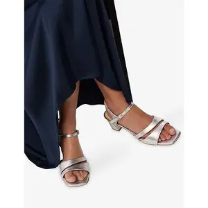 Whistles Cut-out Heeled Leather Sandals