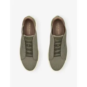 Cole Haan Grandpro Luxe Slip-on Stitchlite™ Knitted Trainers - Khaki