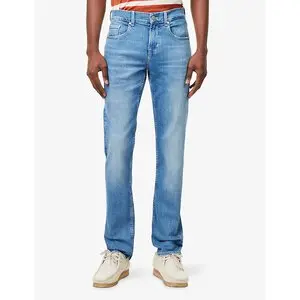 7 For All Mankind Slimmy Tapered-leg Stretch-denim Jeans
