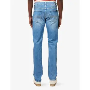 7 For All Mankind Slimmy Tapered-leg Stretch-denim Jeans