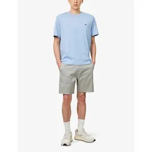 Lacoste Embroidered-emblem Crew-neck Cotton T-shirt