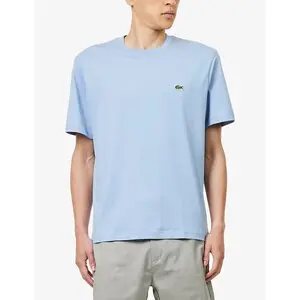 Lacoste Embroidered-emblem Crew-neck Cotton T-shirt