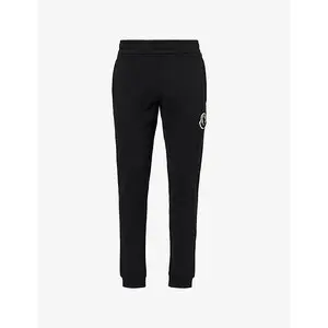 Moncler Artist Brand-badge Cotton Jogging Bottoms - Black