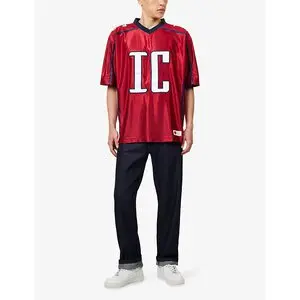 ICECREAM Embroidered Oversize Jersey Football Shirt