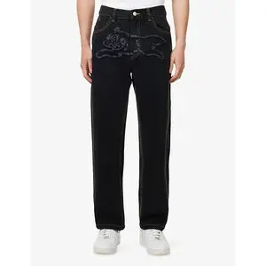 ICECREAM Running Dog Double Scoop Straight-leg Denim Jeans