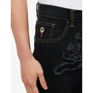 ICECREAM Running Dog Double Scoop Straight-leg Denim Jeans
