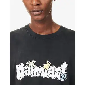 NAHMIAS Boardwalk Logo-print Boxy Cotton-jersey T-shirt