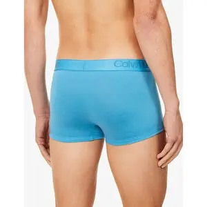 Calvin Klein Branded-waistband Pack Of Three Stretch-jersey Low-rise Trunks