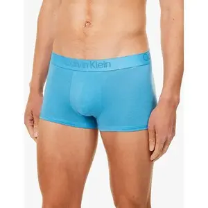 Calvin Klein Branded-waistband Pack Of Three Stretch-jersey Low-rise Trunks