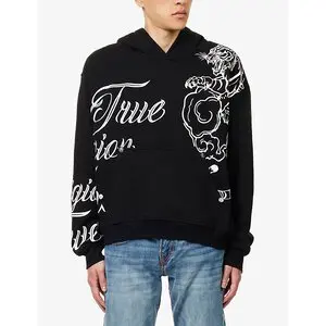 True Religion Graphic Print Cotton Hoody