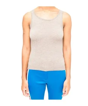 Lela Rose Crew Neck Vest - Grey